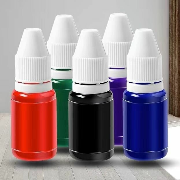 Фоточувствительная краска красная синяя черная 100 мл большая бутылка официальная печать финансовая подушка для чернил быстросохнущая масляная краска