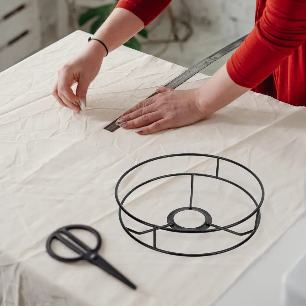 Круглый Каркас Для Абажура Из Железа, Прочный Держатель Для Люстры, 1 Шт