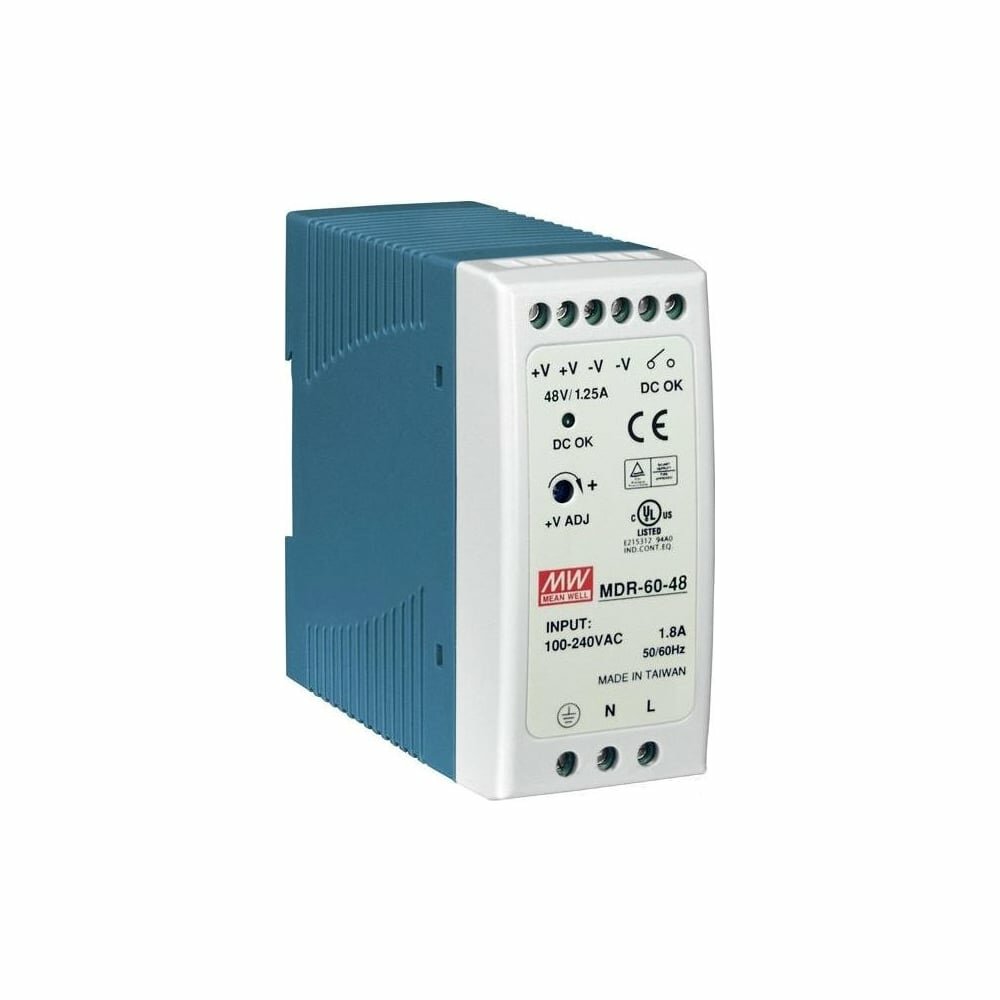 Источник питания Mean Well AC/DC MDR-60-48 60Вт Т00252361