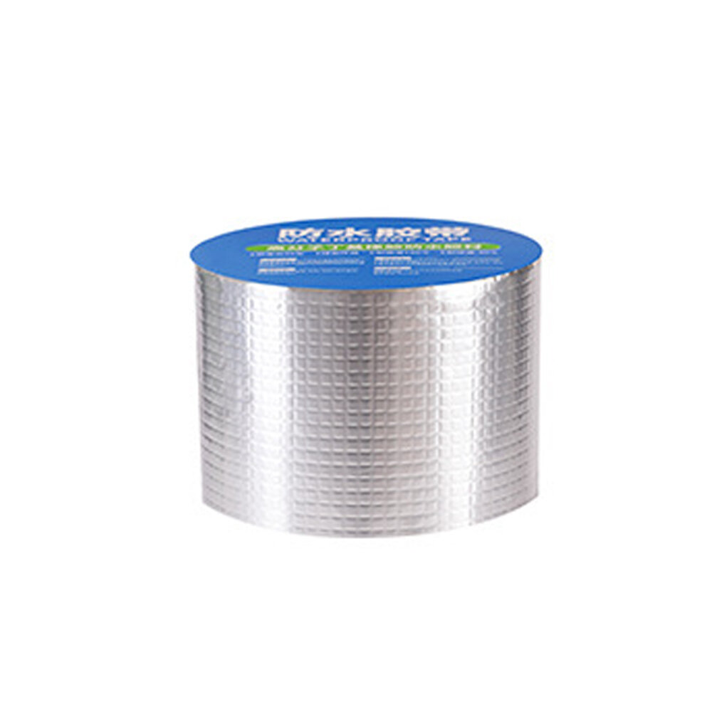 100mm * 10M ленты водонепроницаемые самоклеящиеся полимерные алюминиевые фольгированные бутиловые резины для окон автомобилей крыш солнечных залов для устранения протечек