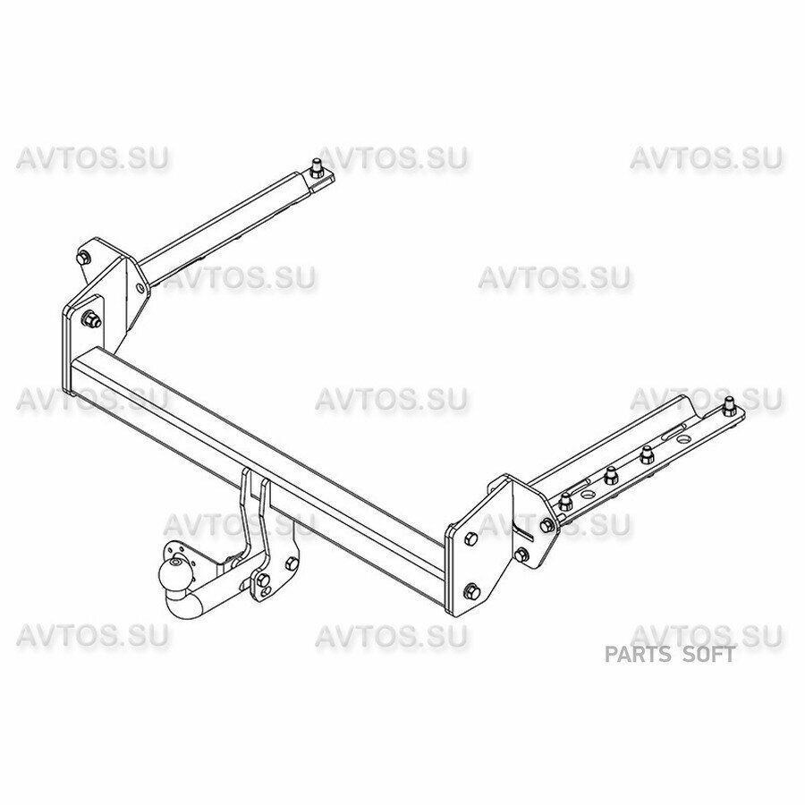 Фаркоп от официального дистрибьютора, AVTOS, артикул SU07
