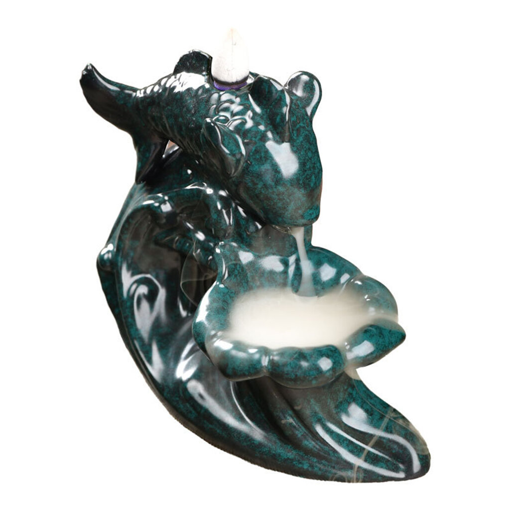 Антикварный китайский азиатский стиль дзен офисный стол дома чайный домик орнамент обратный поток керамические благовония для горелки