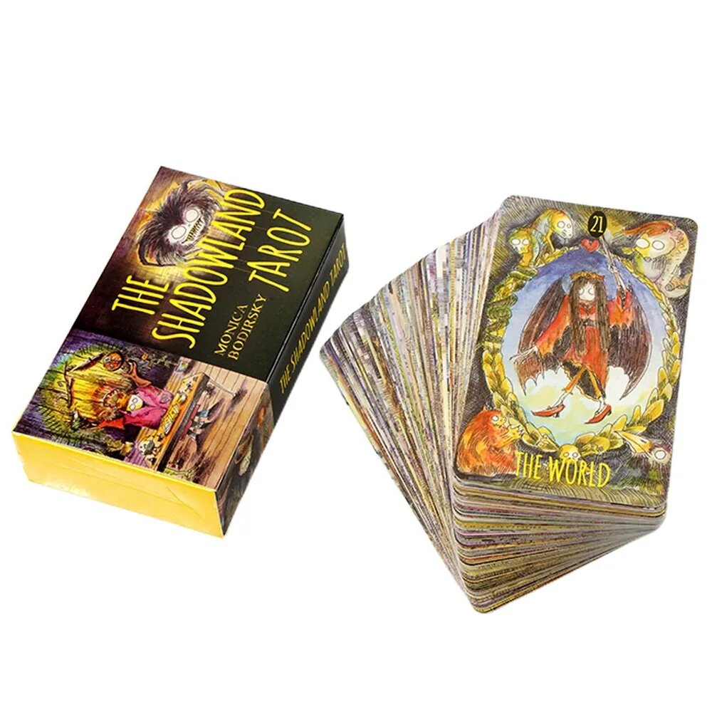 Новая Карточная игра The Shadowland Tarot Oracle Tarot Party Table Настольная Игра для взрослых с Английской Колодой Таро