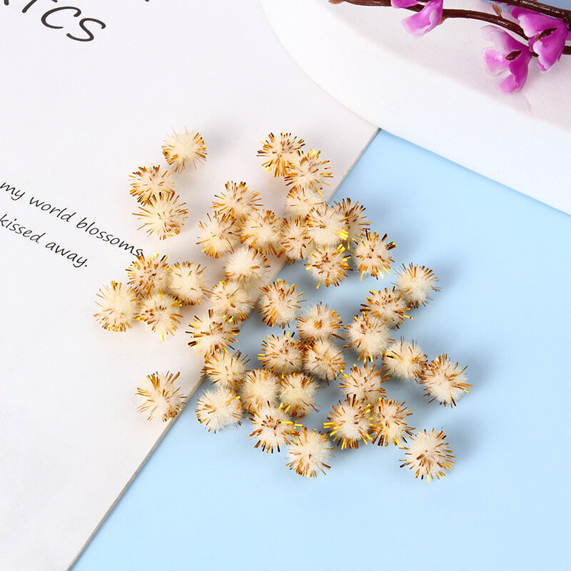 Кросс-бордерные индивидуальные ручные DIY аксессуары с блестками, цветные помпоны, текстильные материалы, подвески с помпонами