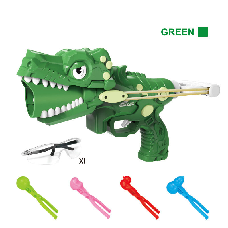 Пусковая установка для снежков TikTok Shark, игрушка для игры в снег на улице, снежный бой, снежный пушка, пусковая установка для снежков, клипса для снежков