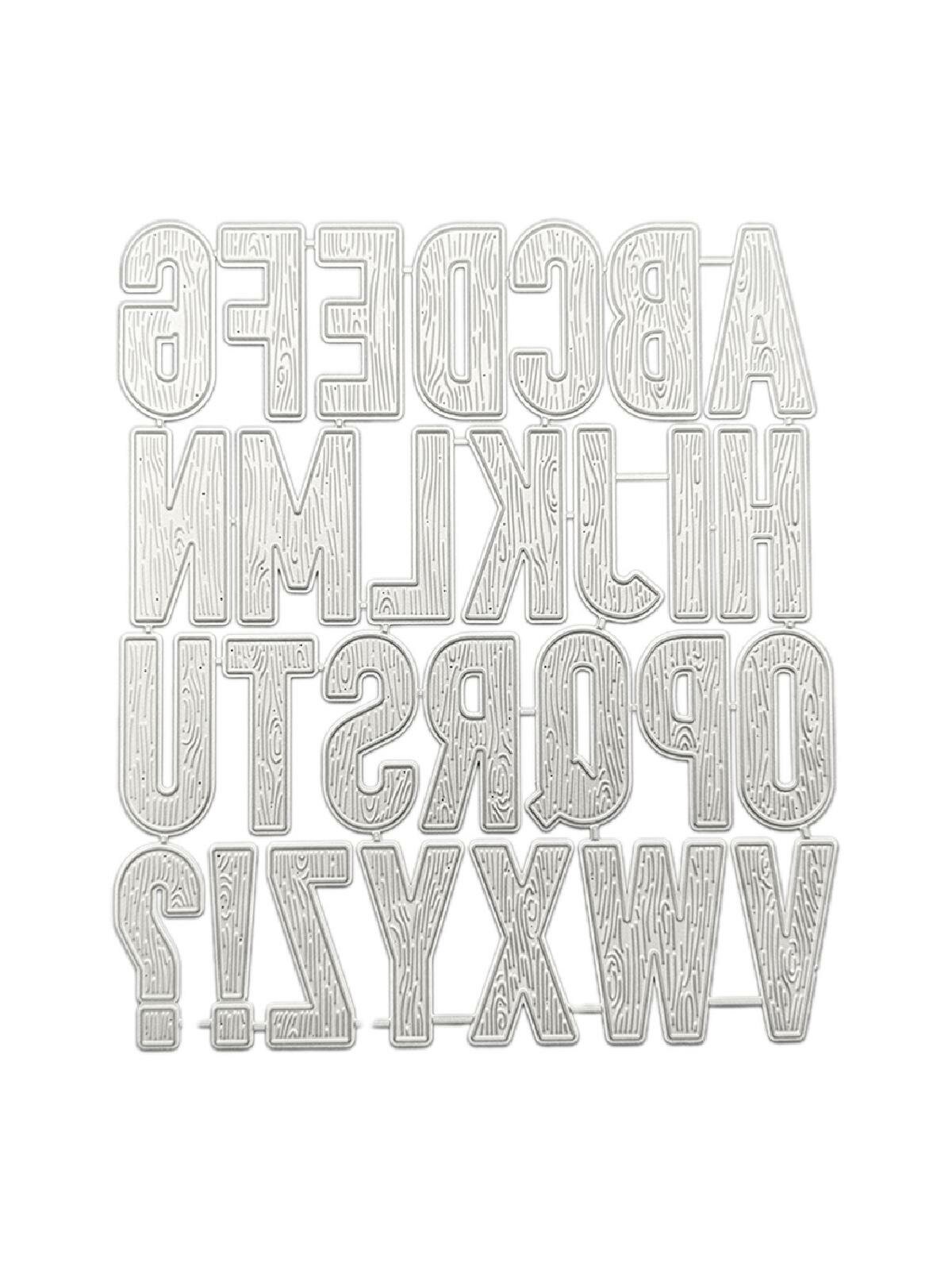 Буквы Алфавиты, металлические штампы для резки, буквы для высечки, Декоративный шаблон