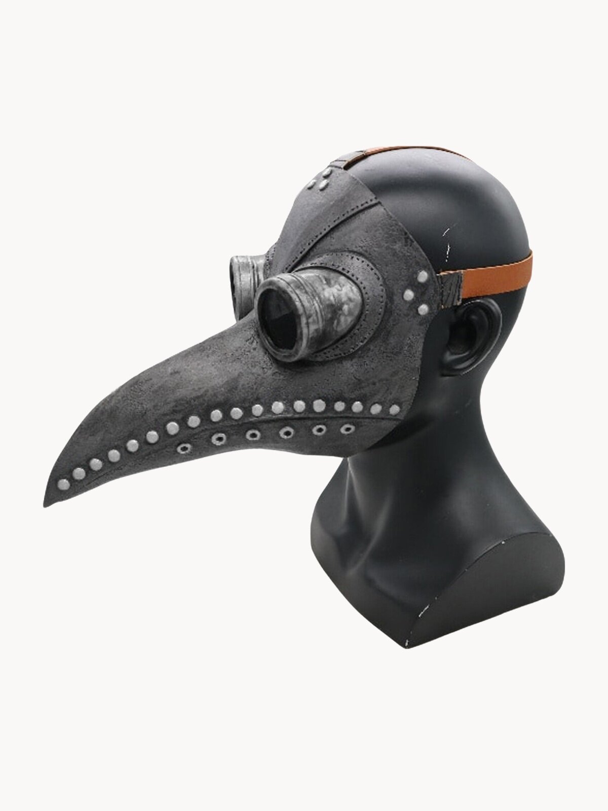 Маска для лица Чумного Доктора с длинным носом и клювом, реквизит для костюма на Хэллоуин для мужчин и женщин с черным клювом