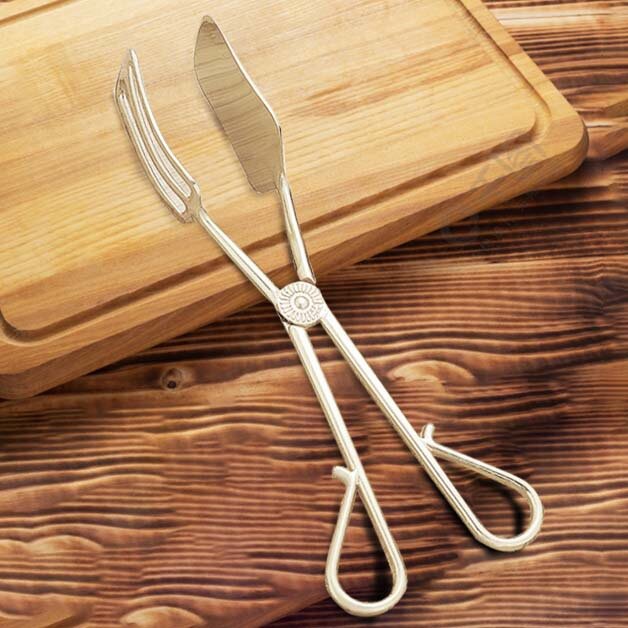 Зажим для блинов в европейском стиле Западный Ресторан Шведский стол Зажим для салата Зажим для десерта Изысканная