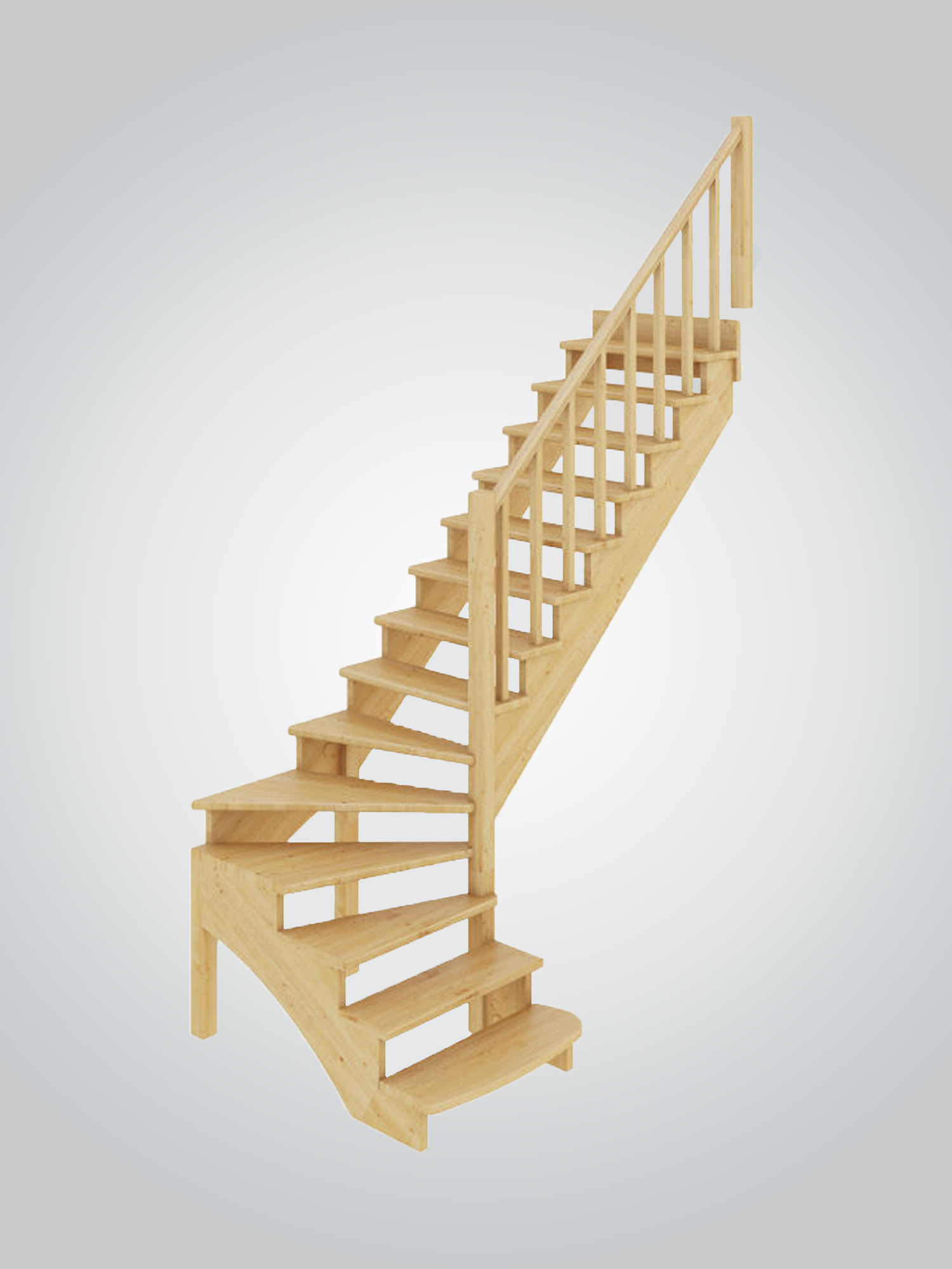 Лестница на второй этаж К-001м/3 Правая