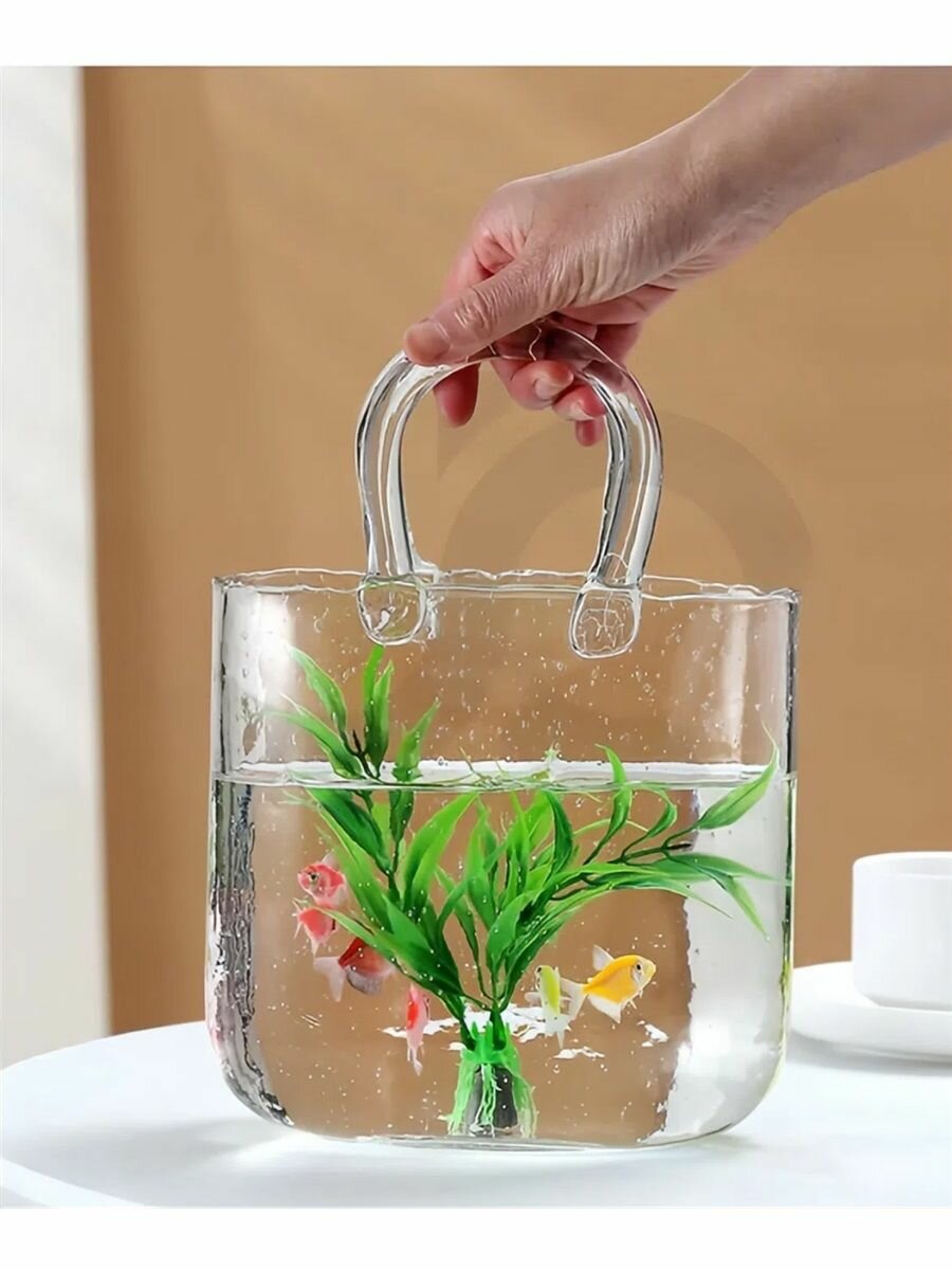 Аквариум бокал для рыбокОбъем 2,3 литра