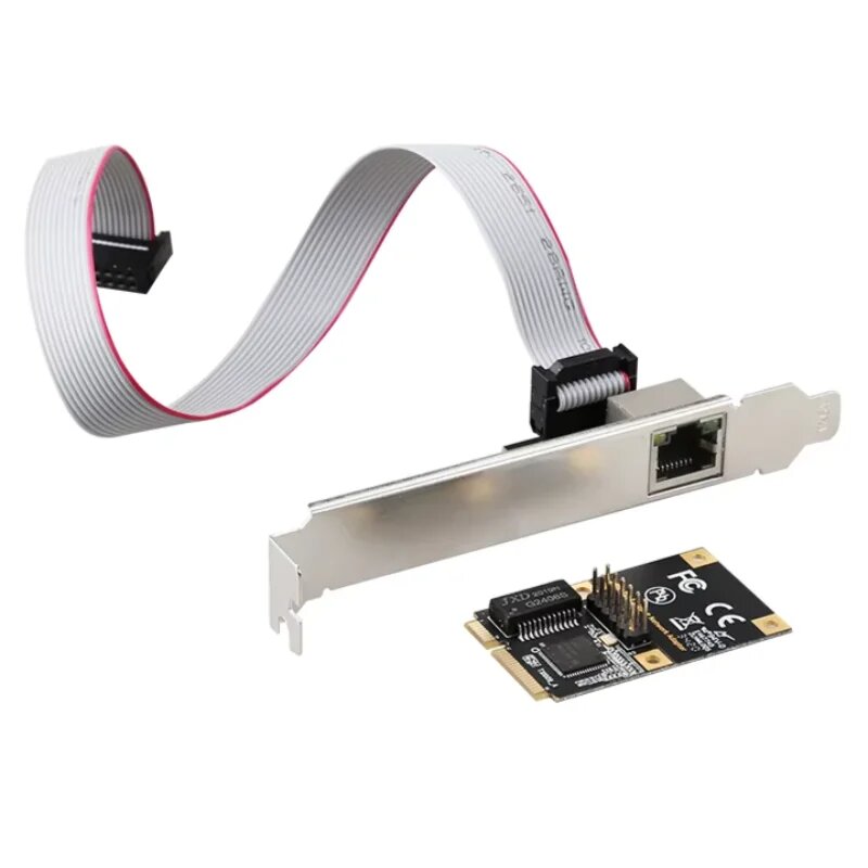 Мини-PCIe на 1 гигабитную сетевую карту с чипсетом Intel I210 10/100/1000 Мбит/с