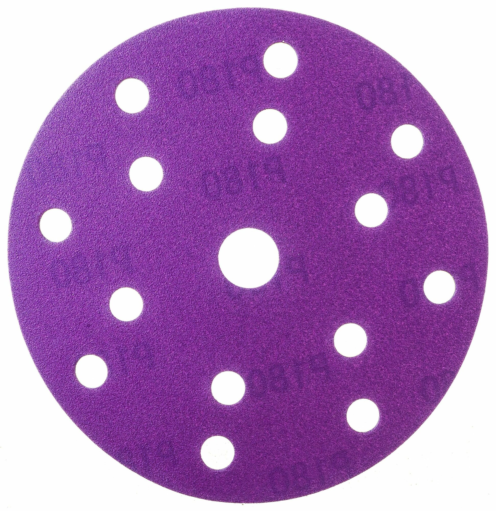 Круг шлифовальный Purple PP627 (150 мм; 15 отверстий; Р180; 100 шт) Hanko PP627.150.15.0180