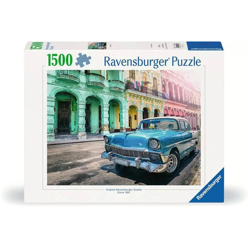 Пазл Ravensburger 1500 Кубинские автомобили, арт.00722, классические