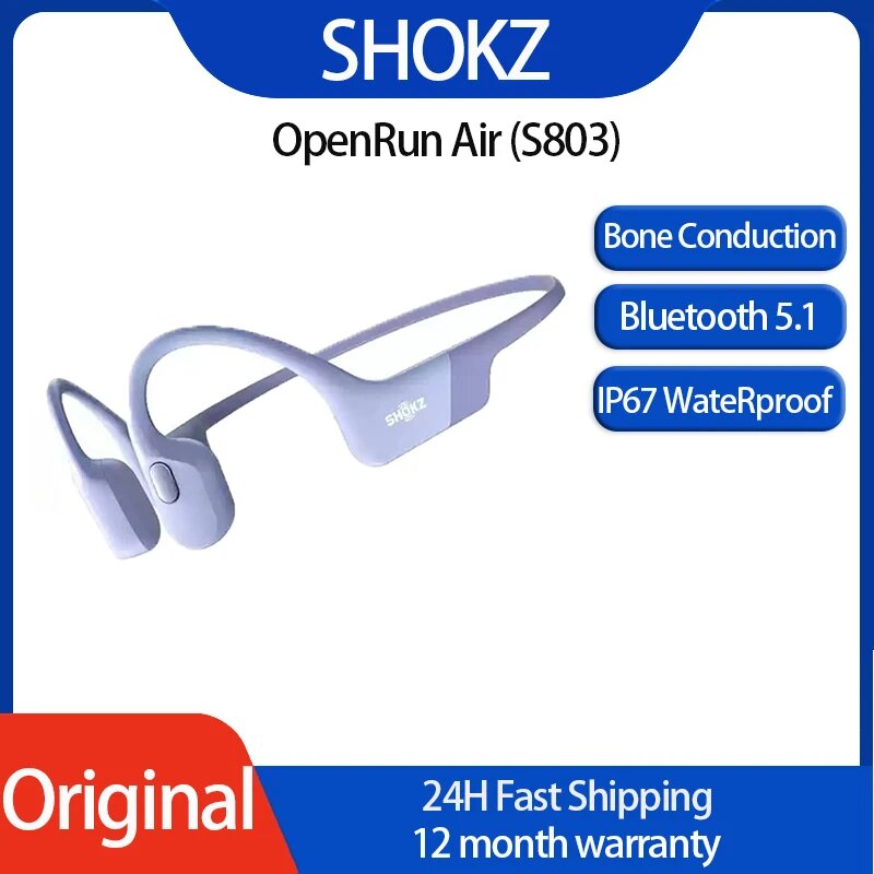 Shokz OpenRun Air S803 беспроводные костные наушники S803 Purple