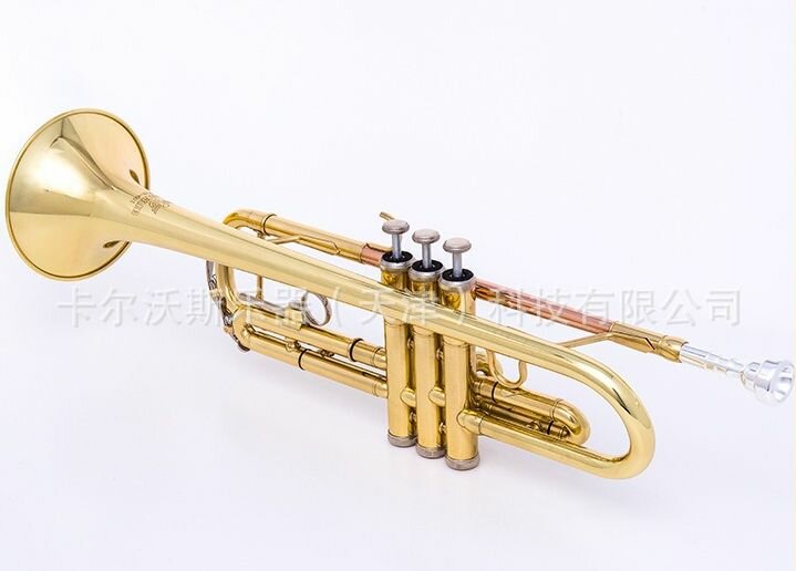 Труба из фосфорной бронзы в тональности си-бемоль, духовой инструмент, подходящий для начинающих.