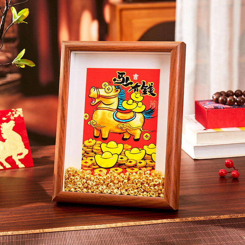 2026 Год Коня Офисный настольный орнамент для немедленного богатства и процветания, подарочная коробка для клиентов, сувенир, банковский подарок