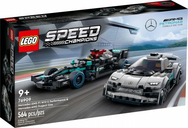 Lego 76909 Speed Champions Mercedes-AMG F1 W12 E Performance & Mercedes-AMG Project One