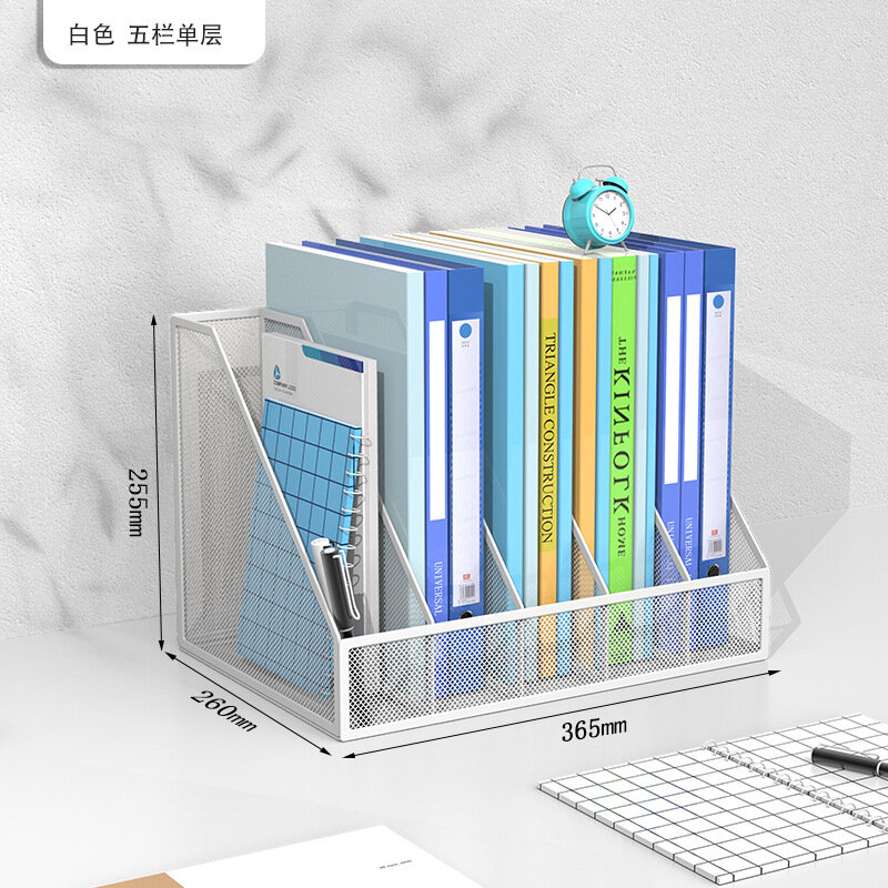Интегрированная стойка для хранения файлов A4, высококачественная подставка для книг, многослойная стойка с большой вместимостью, многофункциональная стойка для файлов