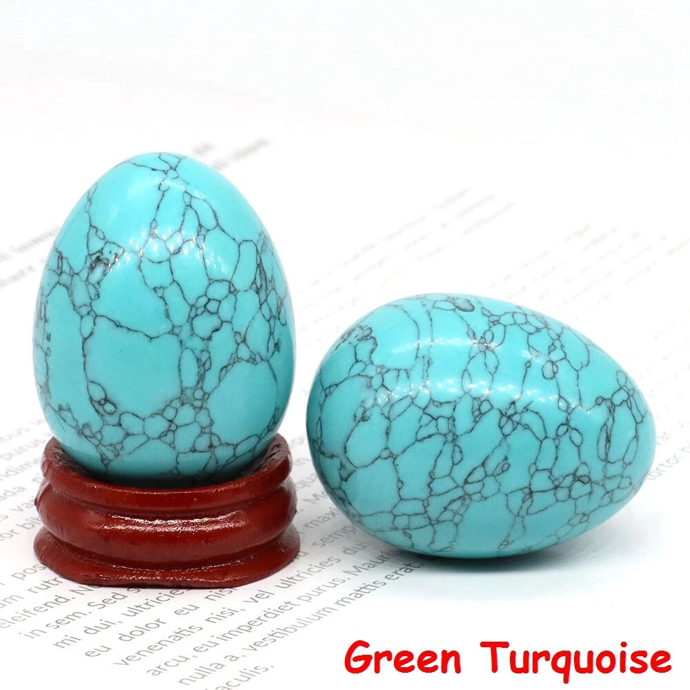 Каменное яйцо Green Turquoise, 1 PC