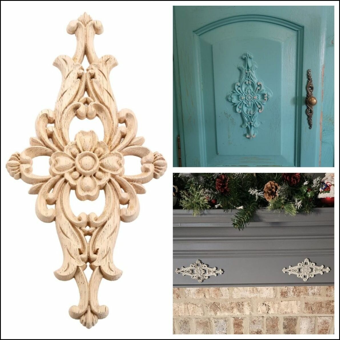 Декор для мебельного фасада 20х40 см, 1 шт.