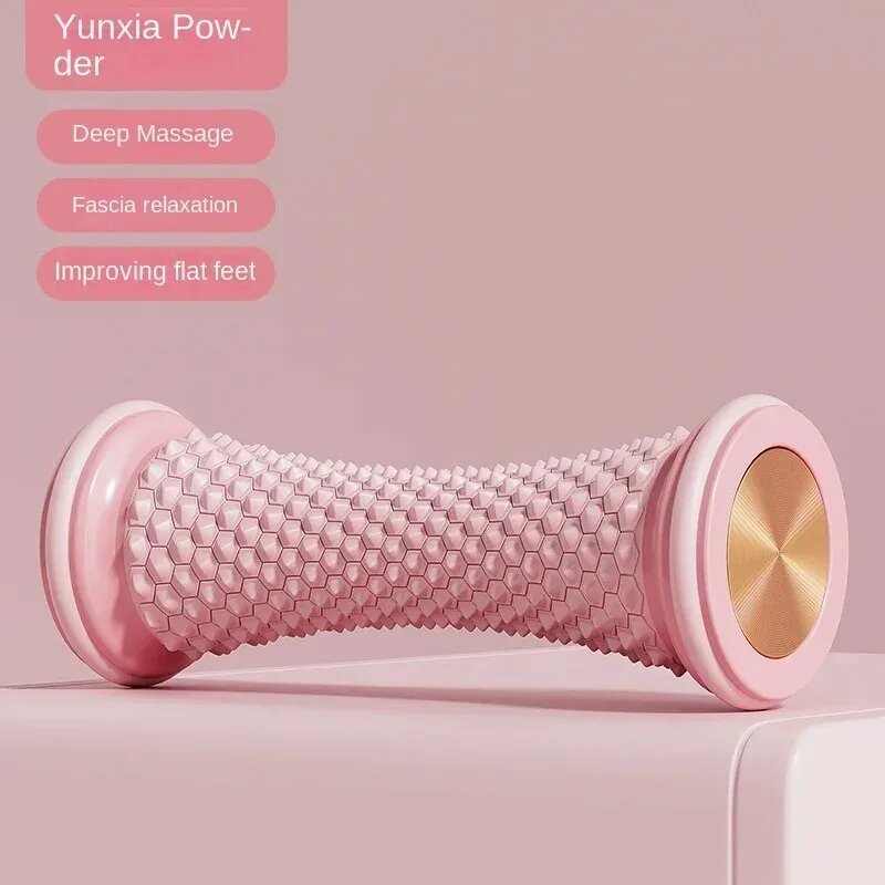 Роликовый массажер для ног Yunxia Powder Pink