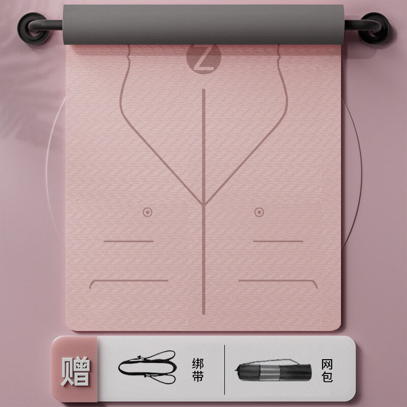 Производитель йога-матов TPE, сверхширокий и толстый, нескользящий фитнес-мат, звукоизоляционный мат для прыжков, оптовая продажа с незначительными дефектами