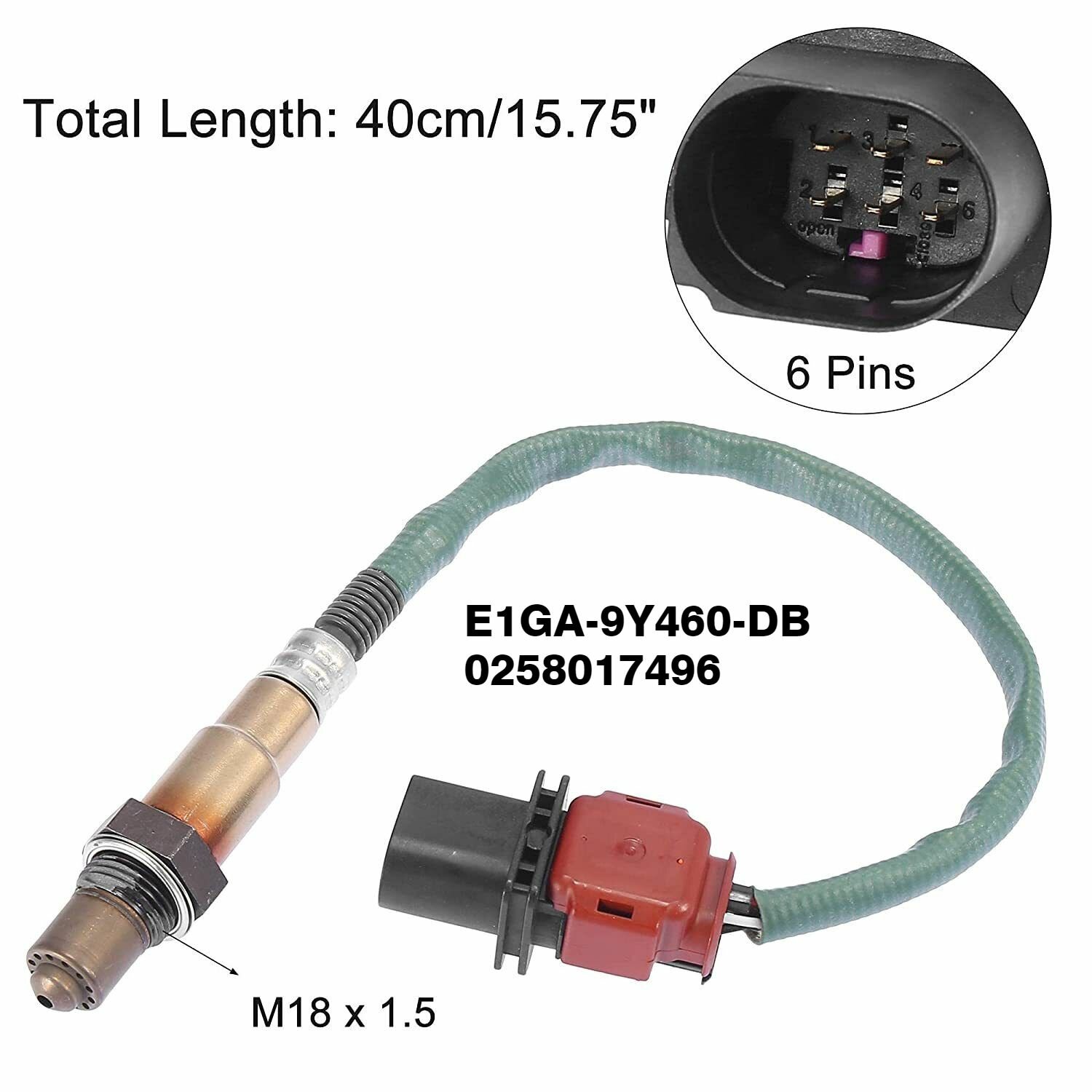 Подходит для кислородного датчика Lincoln Ford E1GA-9Y460-DB 0258017496