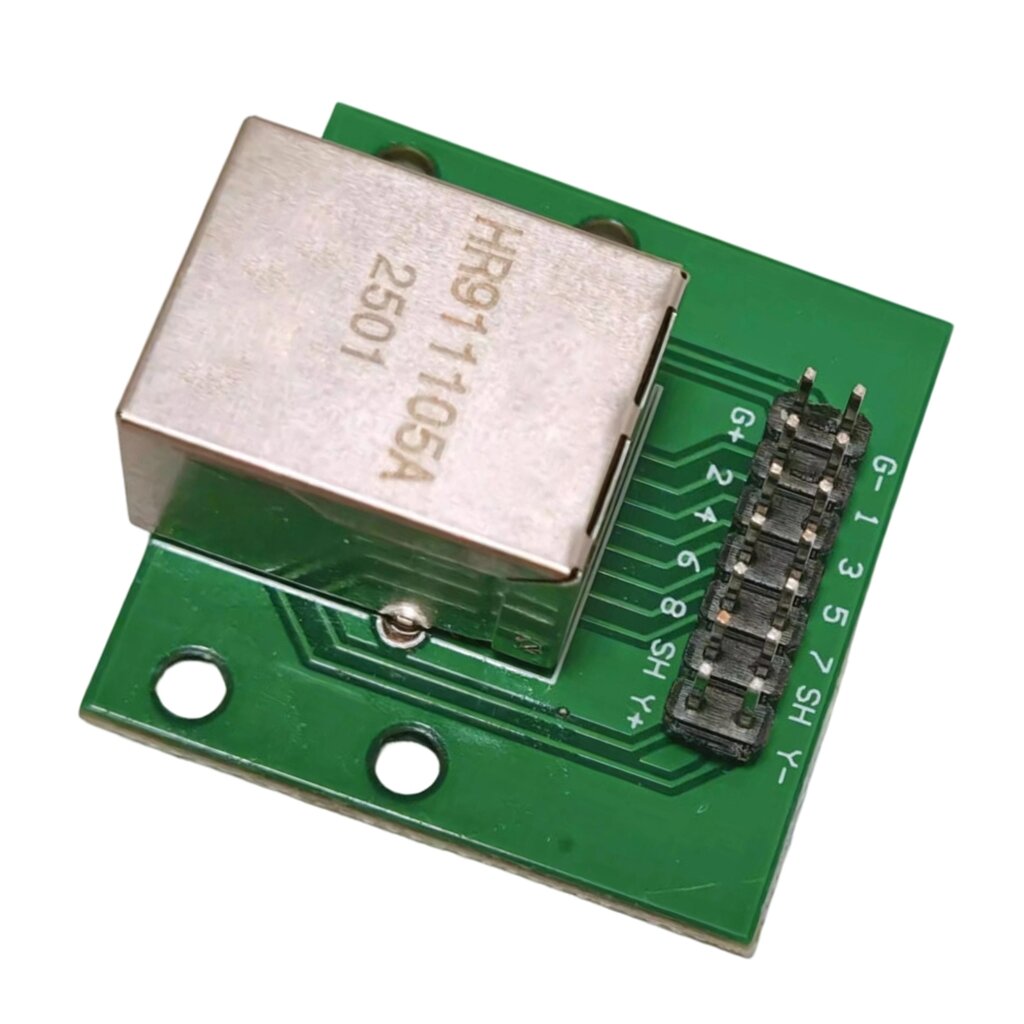 Разъемная плата адаптера порта Ethernet RJ45 для 8-контактного сетевого подключения