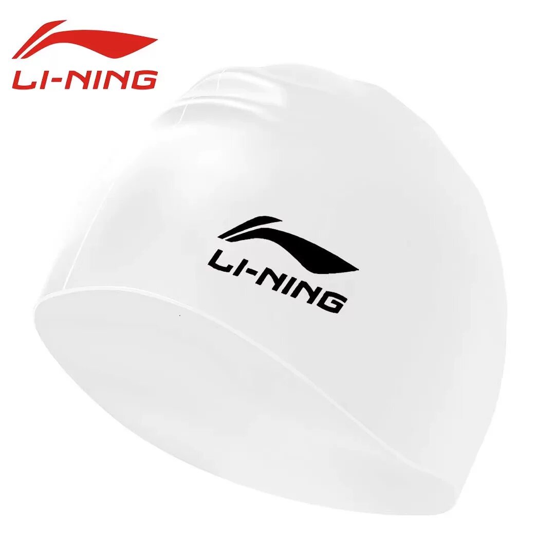 Шапочка для плавания Li-Ning для женщин, водонепроницаемая, для детей и подростков с длинными волосами, удобная, не
