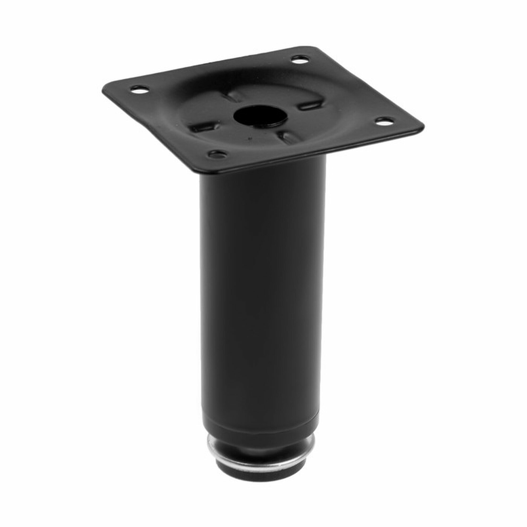 Опора круглая OKR001BL тундра, d=30 мм, H=100 мм, цвет черный