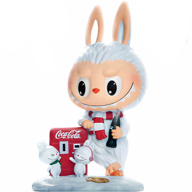 POP MART Labubu THE MONSTERS Coca Cola Collection, Confirmed-Mysterious Snowman (Open)