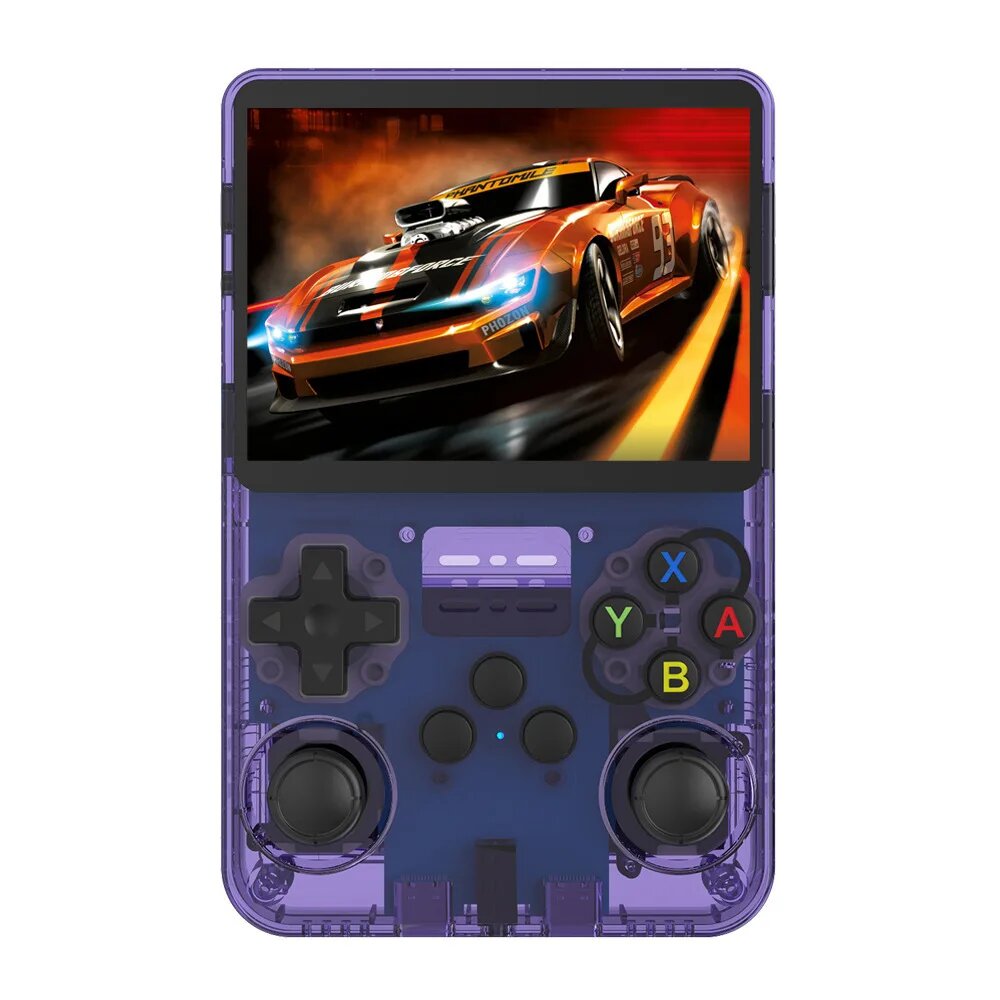 Портативная игровая консоль R36S, 128GB Purple
