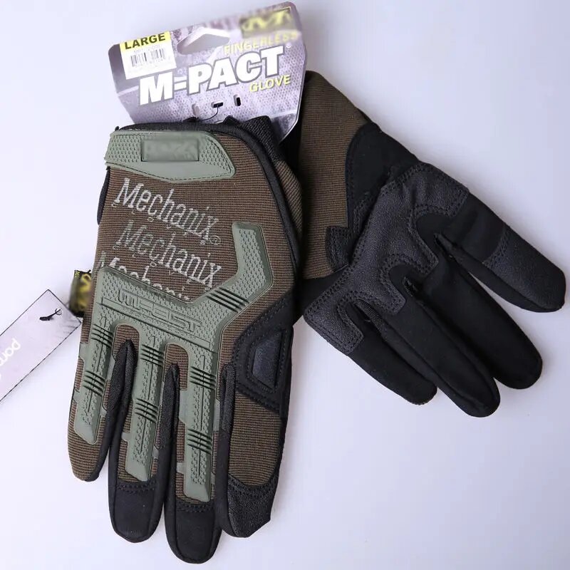 Mechanix M-Pact перчатки тактические зеленые, размер L