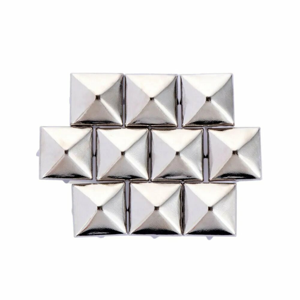 100pcs 6/8/10/12mm Квадратные шипы