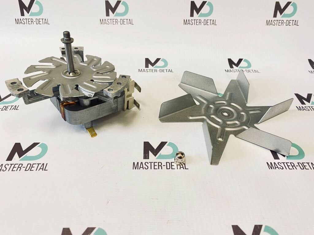 Вентилятор конвекции с крыльчаткой / HUNAN / YJ61-16A-HZ03 / 27W (шток 40мм) для духовки Gorenje, Korting, Asko, Mora, MAUNFELD, Zigmund&Shtain