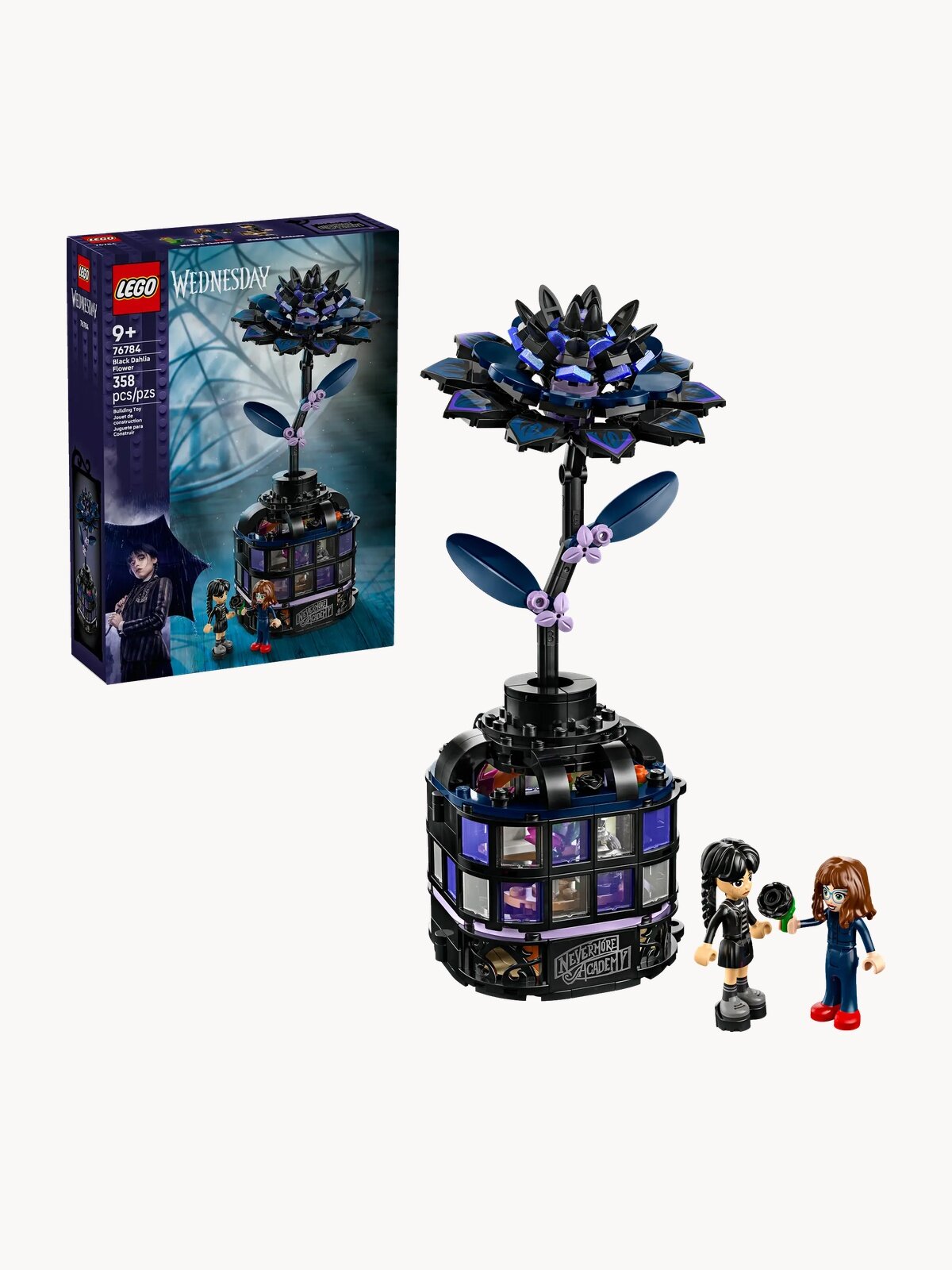 Конструктор LEGO Wednesday™ 76784 Цветок черного георгина, 358 дет.