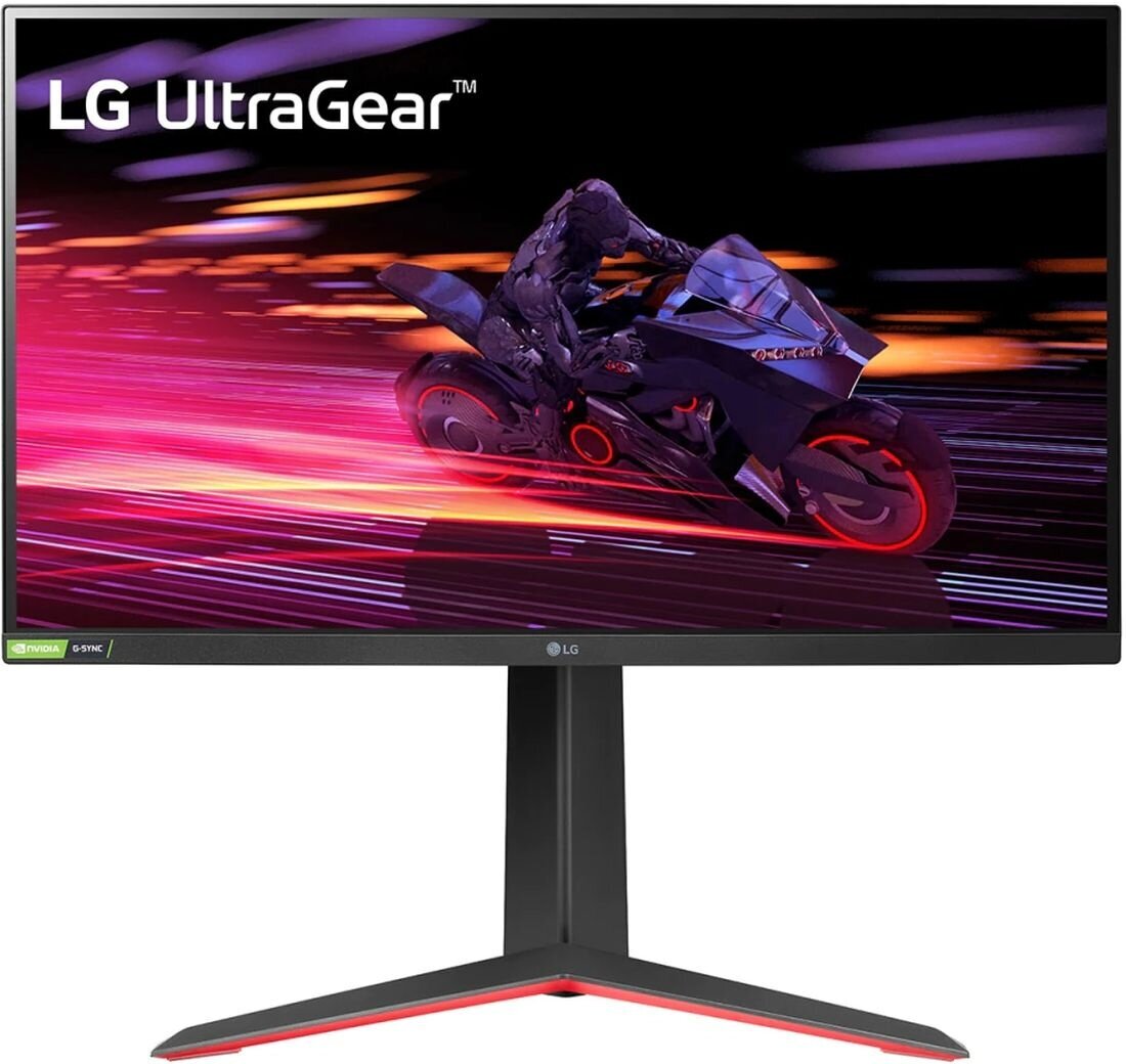 Монитор 27" LG UltraGear 27GP750-B, 1920х1080, 240 Гц, IPS, черный (27gp750-b. aruz)