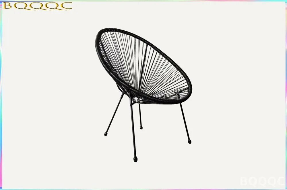 Садовое кресло из прочного пластика 66х66х83 см, 1 шт — удобное для отдыха на даче и террасе