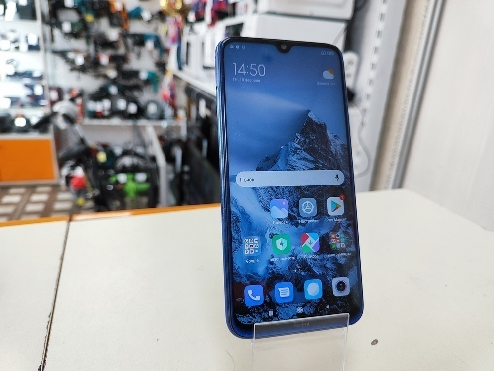 Смартфон Xiaomi Redmi Note 8 4/64 ГБ CN, Dual nano SIM, нептуновый синий
