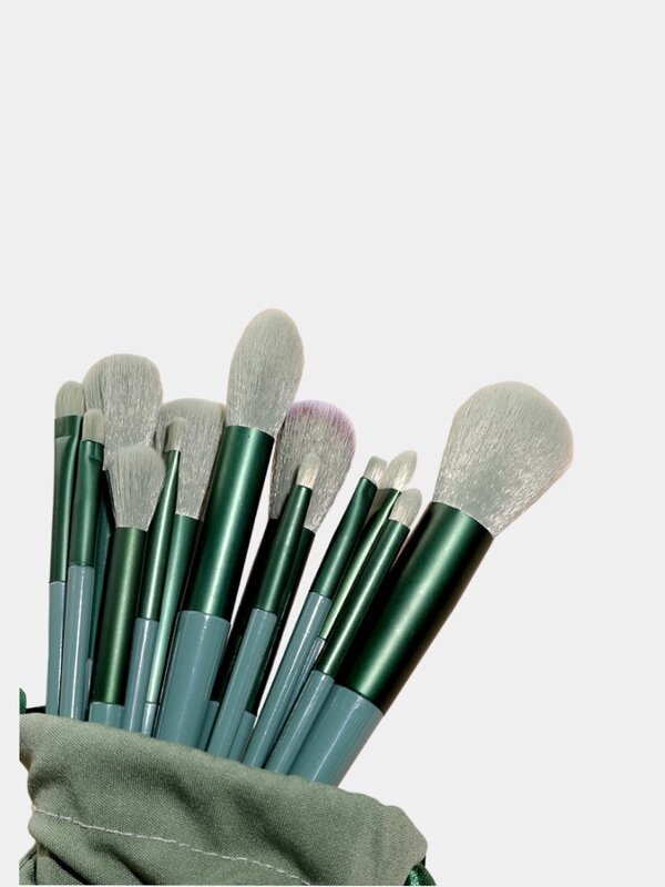 Набор кистей для макияжа глаз, кисть для пудры, теней, румян, кисточки 13 штук