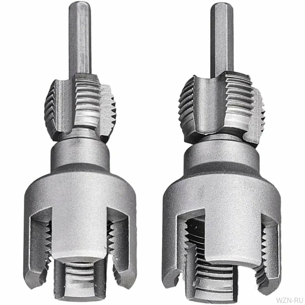 Набор инструмента для резьбования водяных труб сантехники с нарезанием внутренней и внешней резьбы, включая 20мм, 25мм для труб PPR PVC, 1/2 дюйм, 3/4 дюйм, с интегрированной матрицей, серого цвета