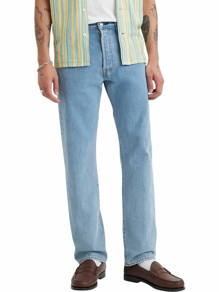 Джинсы 501 93 STRAIGHT LIGHT INDIGO - WORN IN 