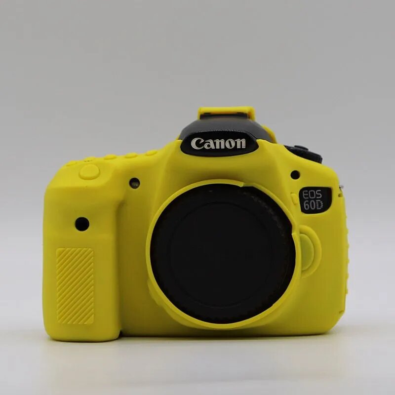 Защитный силиконовый чехол для фотоаппарата Canon EOS 60D ультра-тонкая полимерная из мягкого качественного силикона