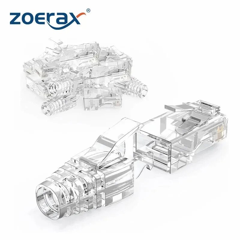 Разъемы RJ45 Cat6 ZoeRax RJHT-5566TR, 100 шт