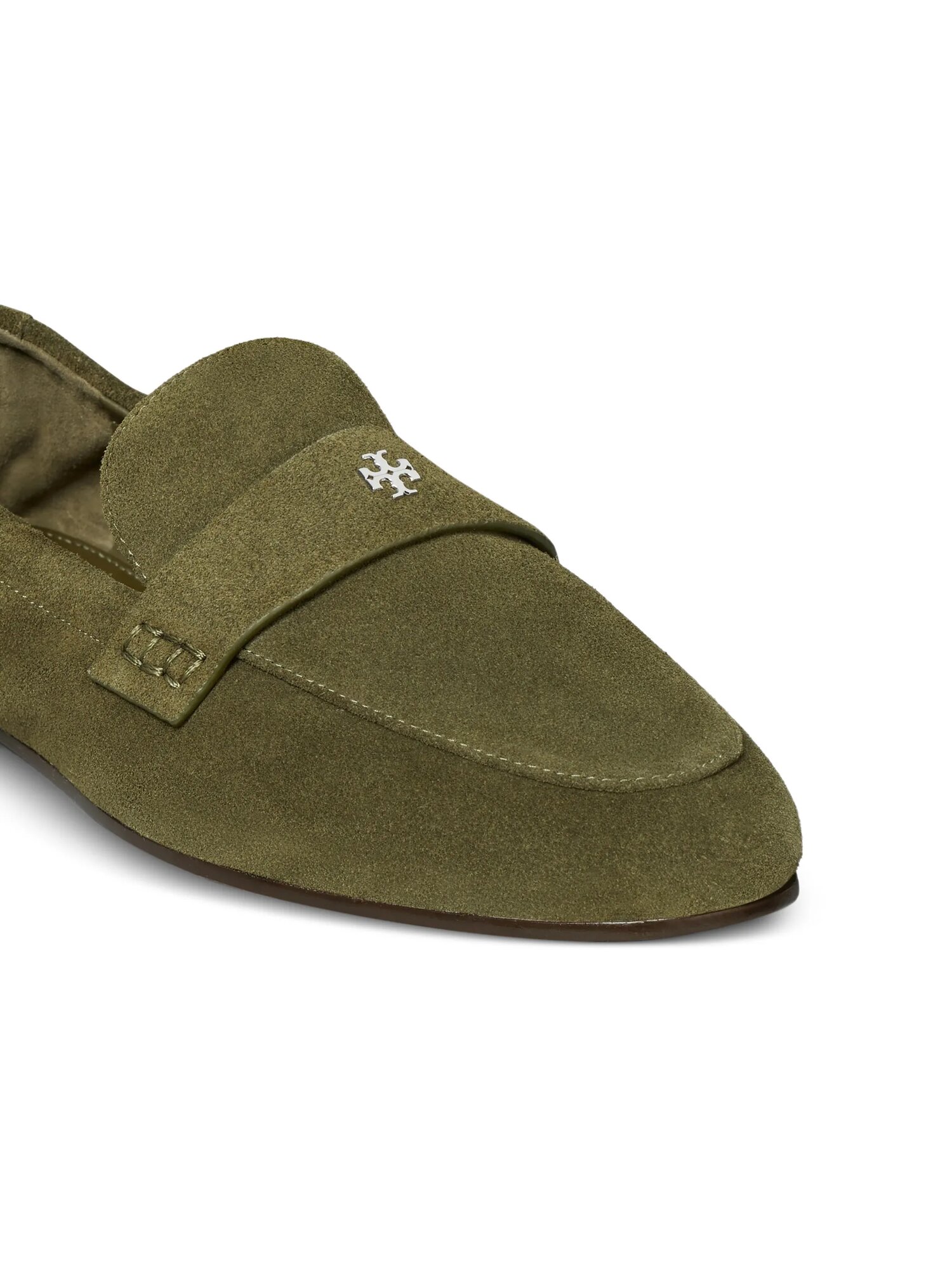 Лоферы Tory Burch Strap ballet loafers, размер 9, green — фото 1