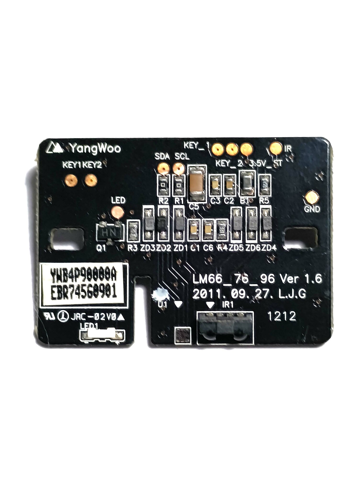 ИК-приемник EBR74560901 / LM66_76_96 Ver 1.6 для телевизора LG 32LM669T