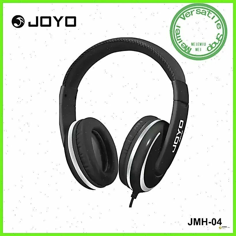 JOYO JMH-04 Накладные наушники Проводные студийные наушники с разъемом 1/4 - 3,5 мм для гитарного усилителя клавиатуры