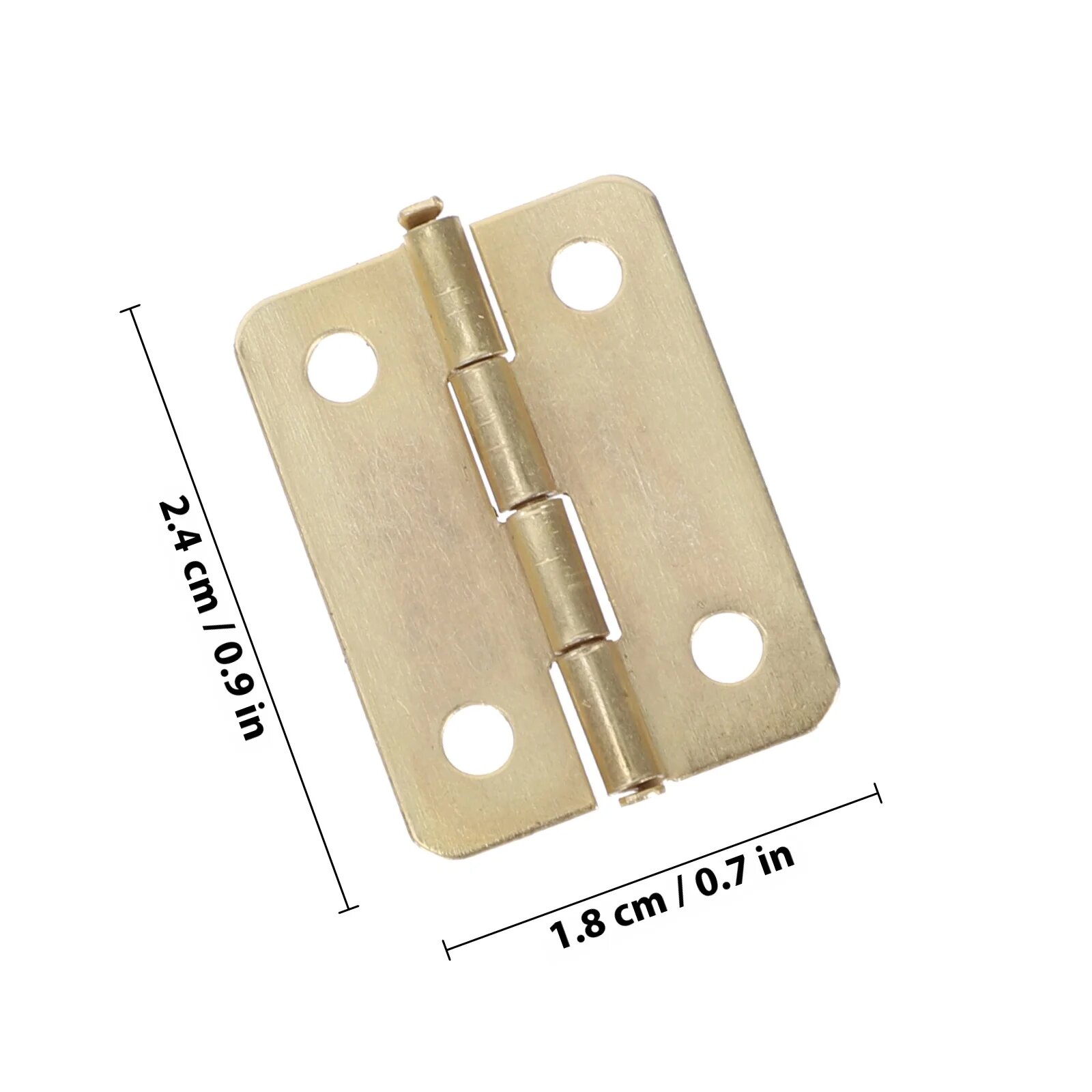 Деревянные петли для шкатулок 20 шт Yellow