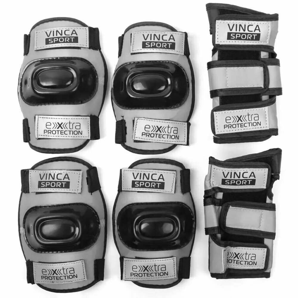 Комплект защиты Vinca Sport VP-36, детский, светоотражающ, размер S, инд. уп.