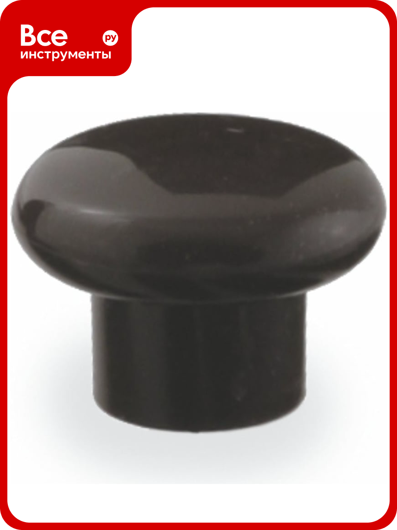 Ручка мебельная AKS пластик PK01/K1 черный матовый AK 87058